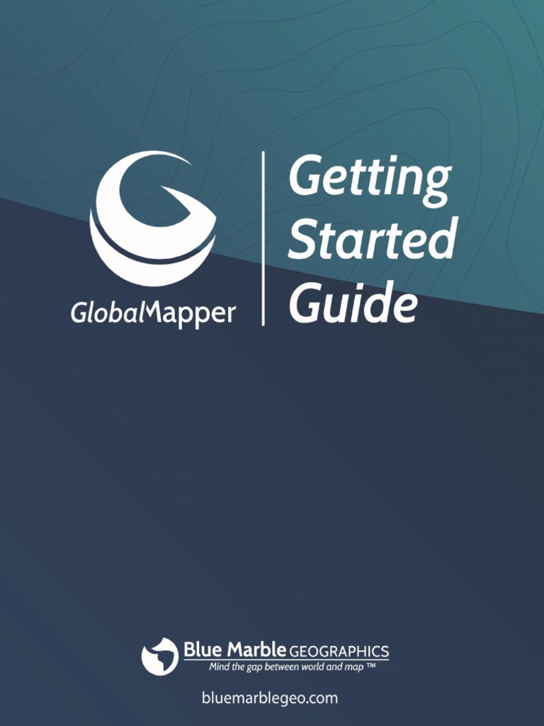Global Mapper 19 Getting Started Guide en PDF | PDF | Lidar | Menu ...