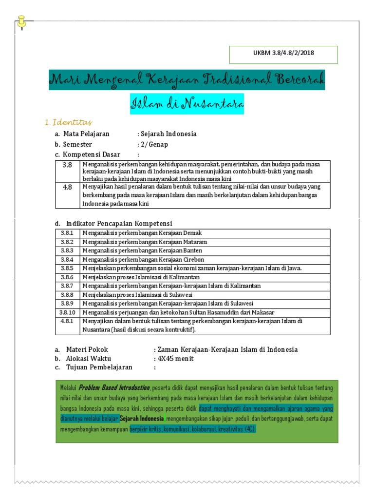 UKBM Sejin 3 - 8 Dan 4 - 8 | PDF