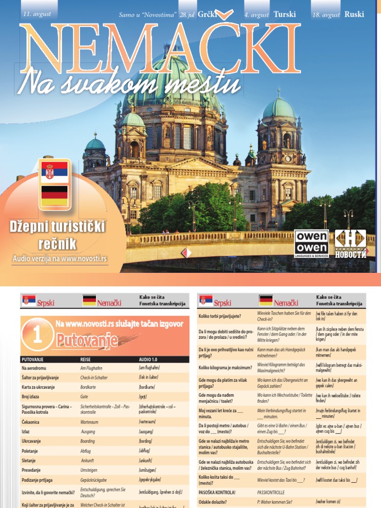 Recnik Nemacki PDF | PDF