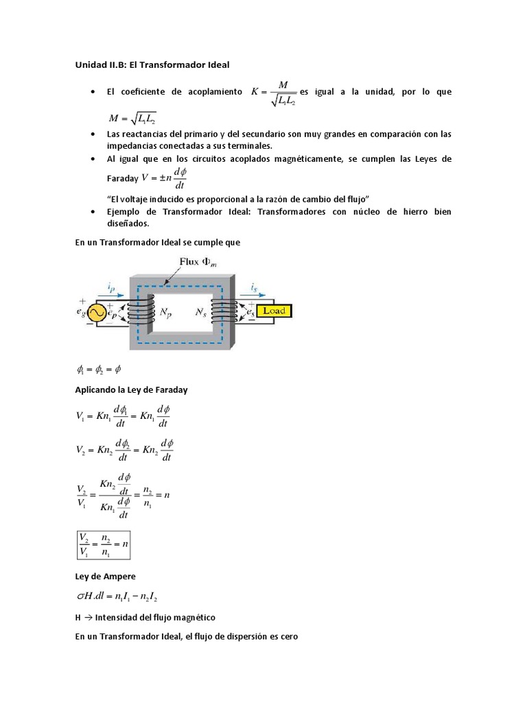 Transformador Ideal | PDF