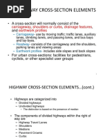 Road Cross-Section Elements Guide | PDF | Sidewalk | Lane