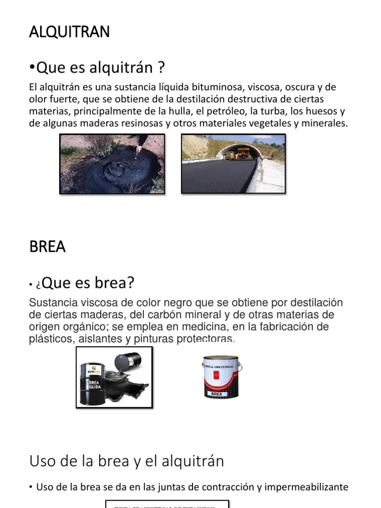 ALQUITRAN | PDF