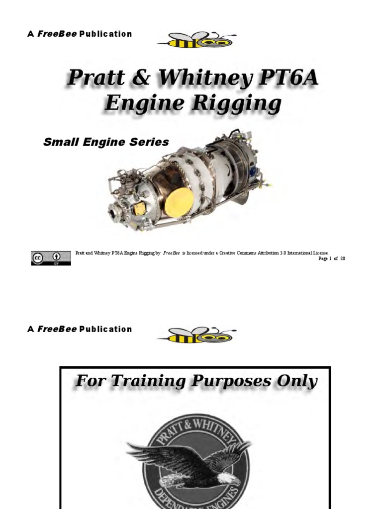 PT6A Engine Rigging Guide | PDF | Propeller | Valve