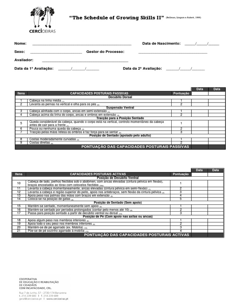 Schedule Growing Skills II PDF | PDF | Nature