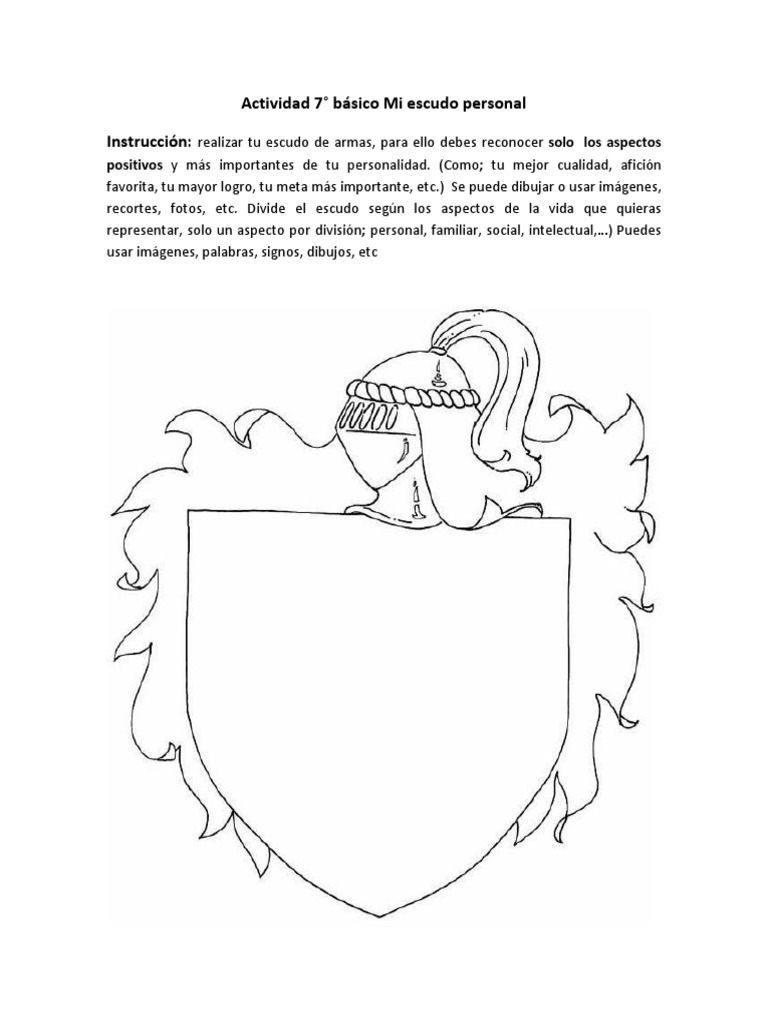 Actividad Mi Escudo Personal | PDF