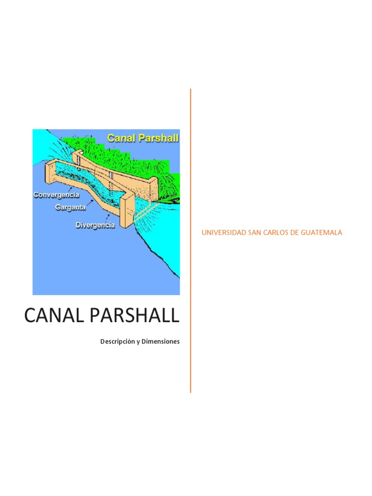 Canal Parshall | PDF | Descarga (hidrología) | Fórmula