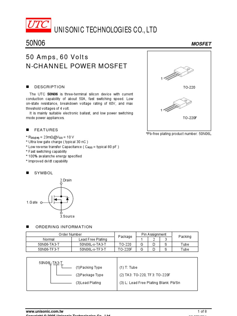 50N06 | PDF