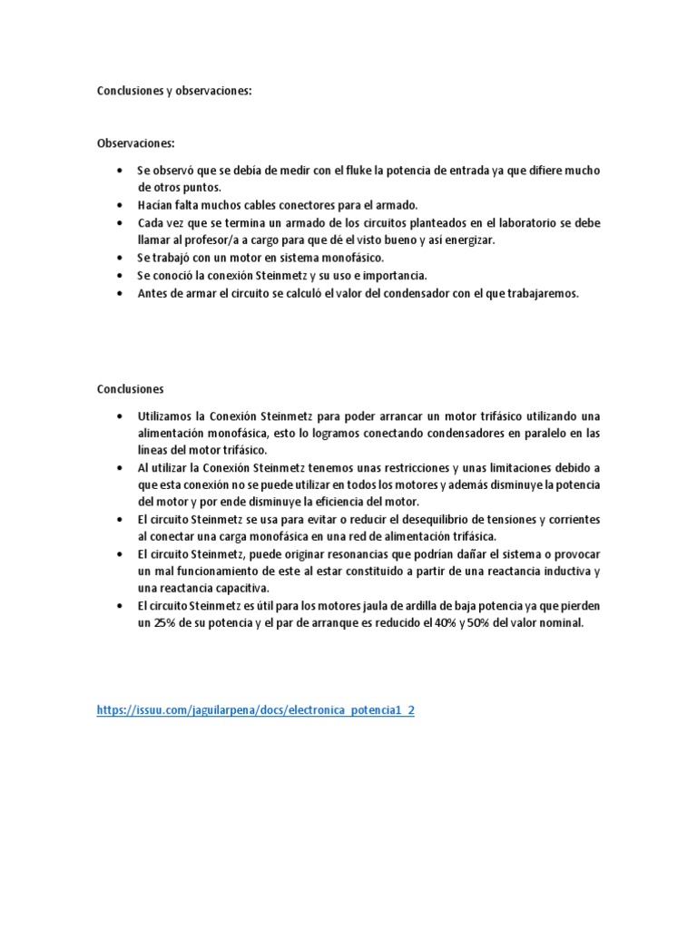 Conclusiones Lab 6 | PDF