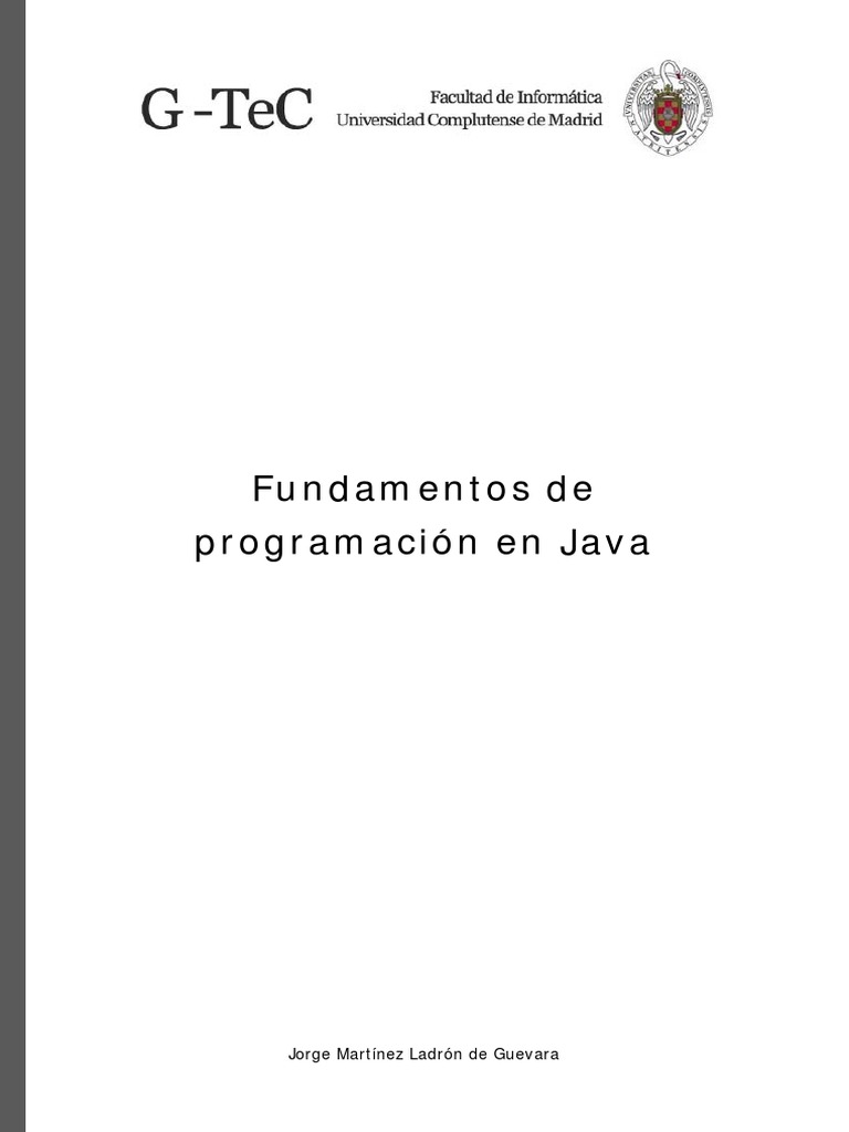 Fundamentos de Programacion PDF | PDF Fundamentos de Programacion PDF | PDF