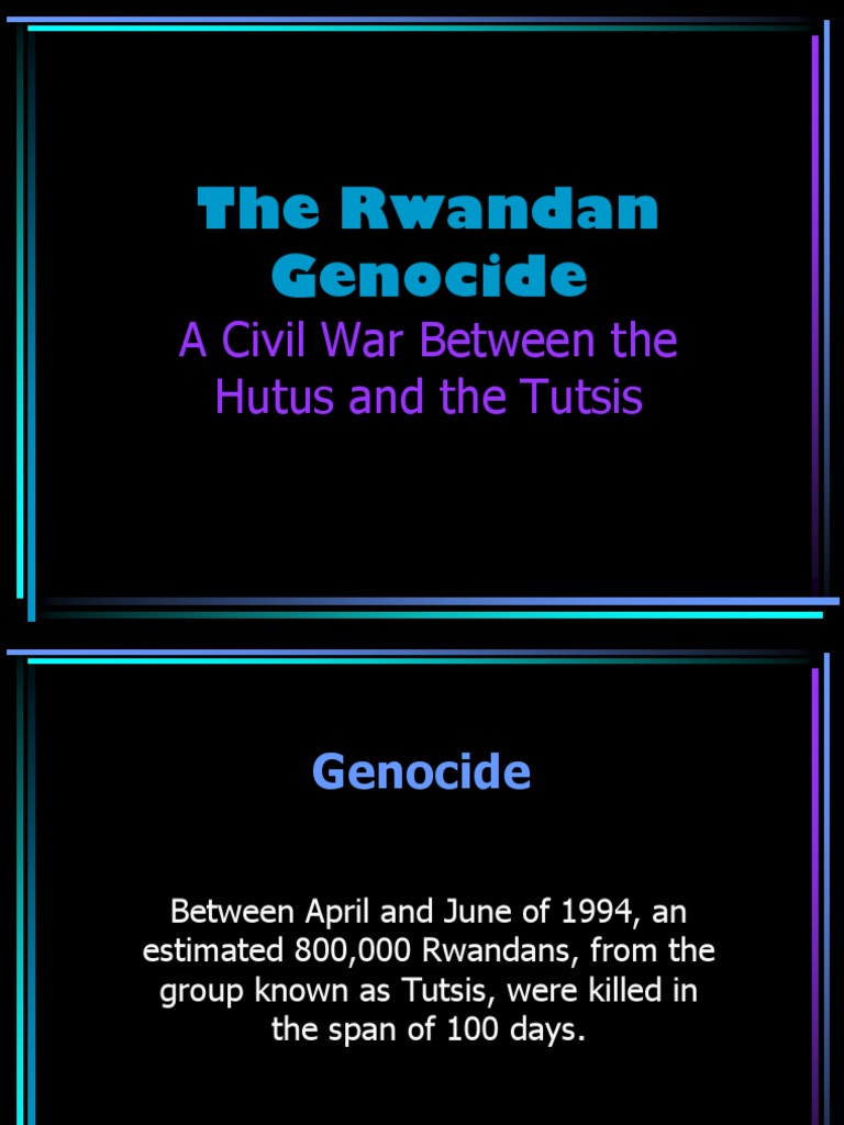 Rwanda Genocide History | PDF | Hutu | Tutsi