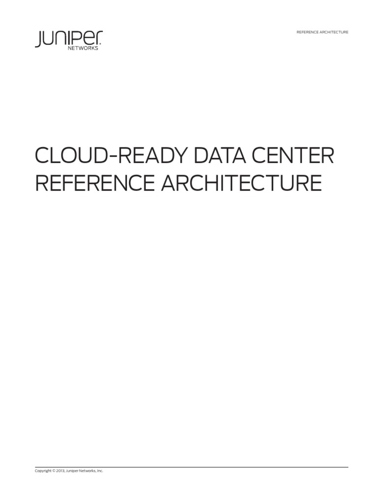 Cloud-Ready Data Center Reference Architecture | PDF | Cloud Computing ...