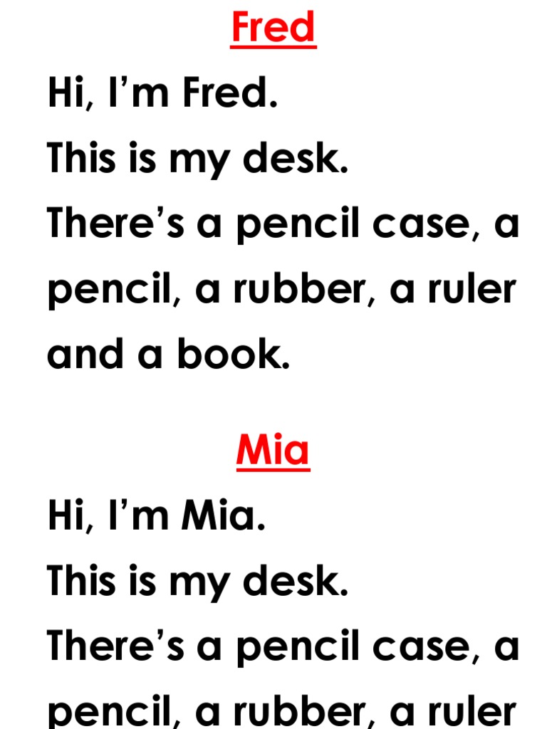 This Is My Desk | PDF