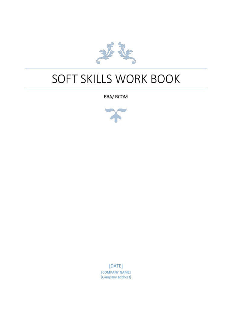 Soft Skills Workbook for BBA/BCOM Students | PDF | Body Language ...