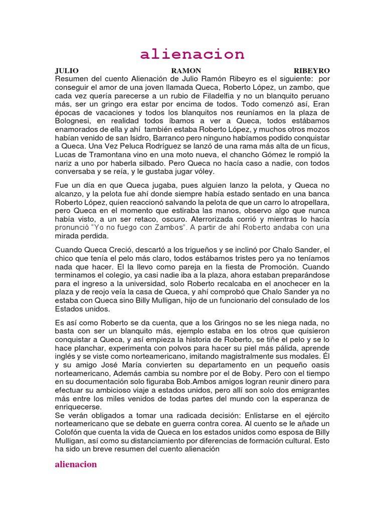 Alienacion | PDF | Clásicos