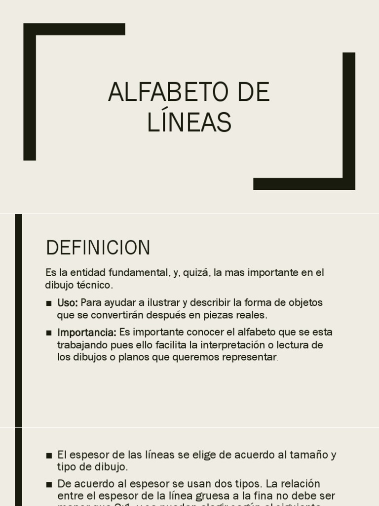 Alfabeto de Líneas | PDF