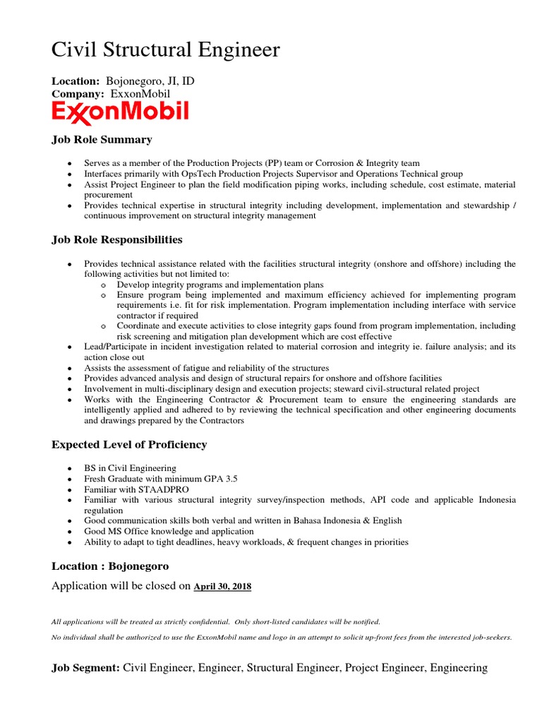 Job Vacancy | PDF | Engineer | Application Programming Interface