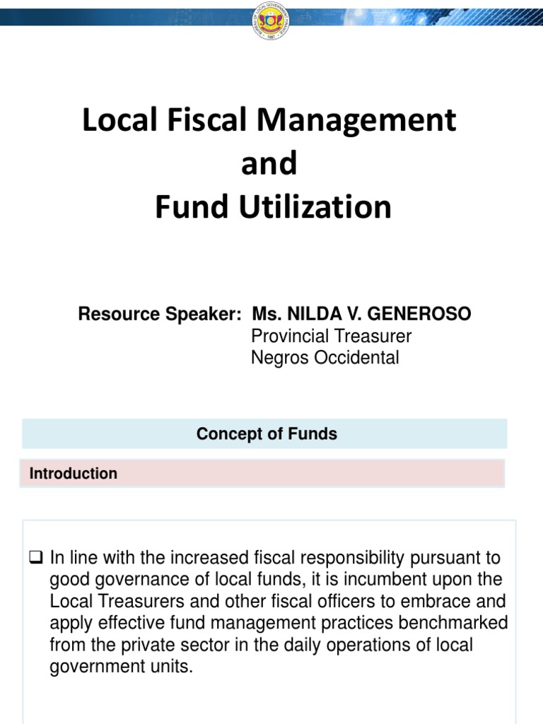 Local Funds Management and Utilization | PDF | Cheque | Debits And Credits