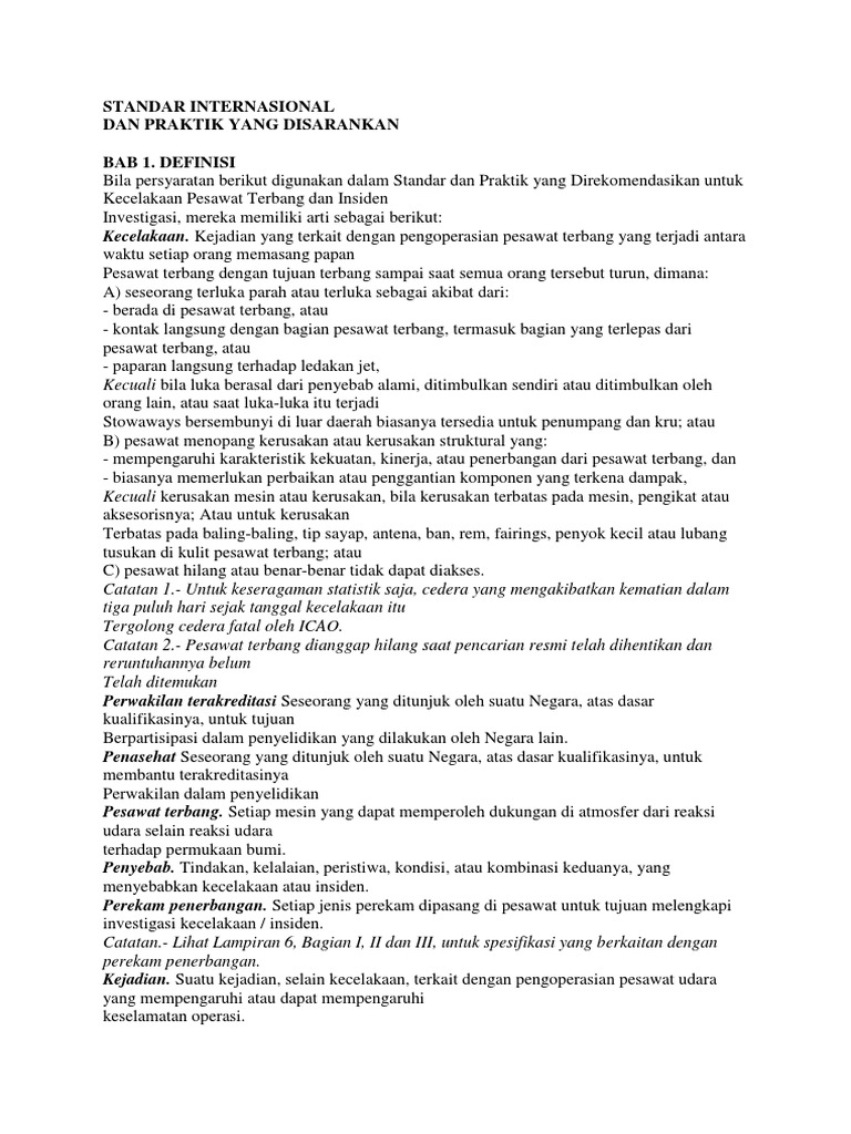 Annex 13 Translate | PDF