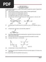 Lines and Angles Class 9 | PDF | Triangle | Euclid
