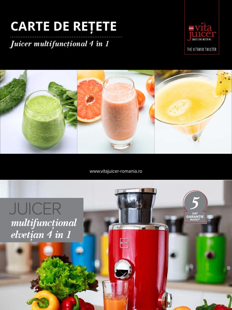 Carte Retete Vita Juicer PDF | PDF
