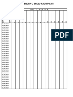 1.EVIDENCIJA RADNOG VREMENA (1) .XLSX 2022 | PDF