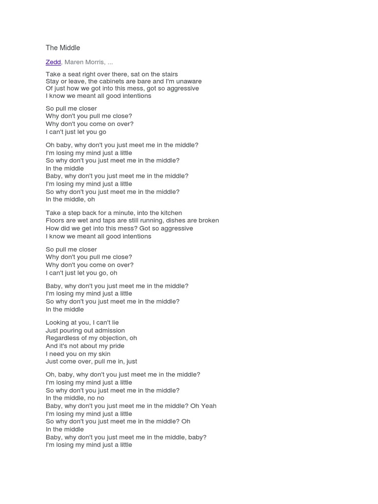 The Middle:, Maren Morris, .. | PDF