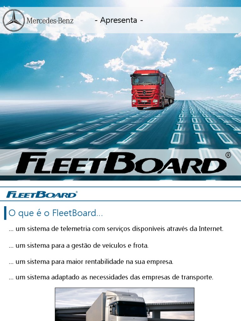 Apresenta FleetBoard | PDF | General Packet Radio Service | Telemetry