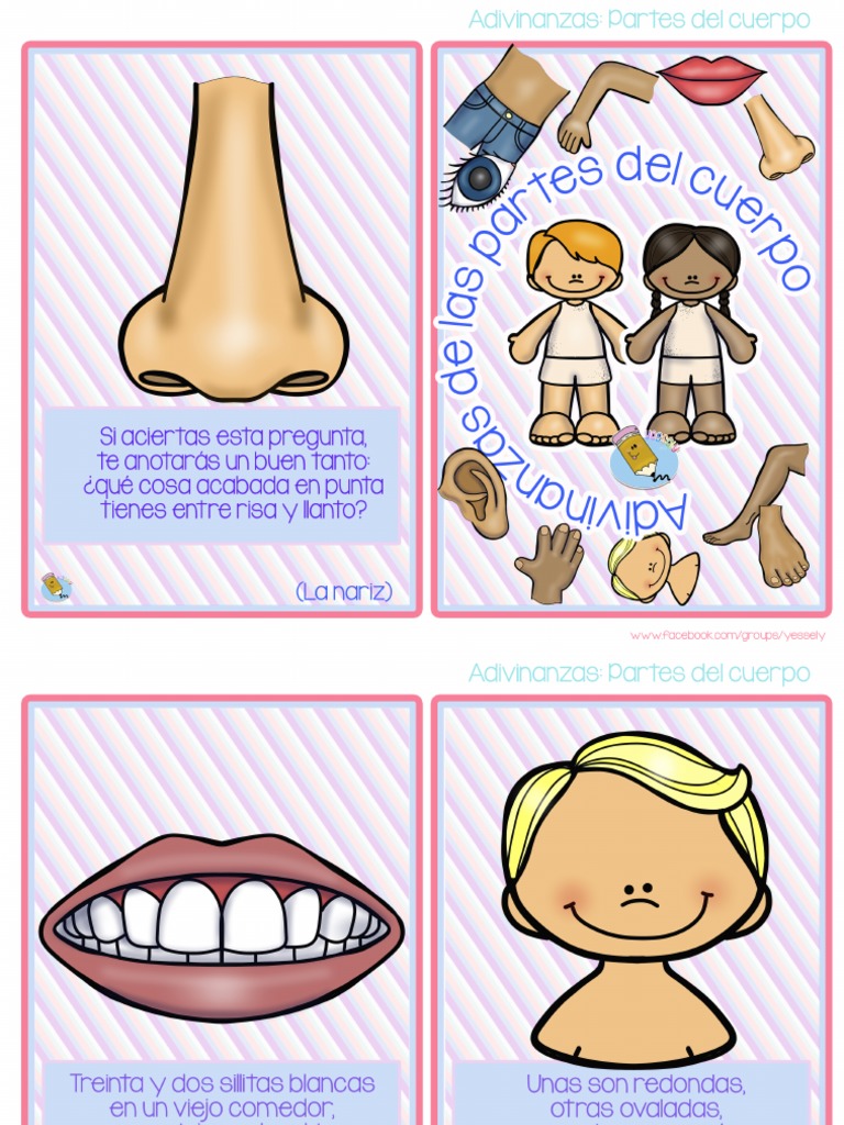 Adivinanzas Partes Del Cuerpo Pdf Pdf