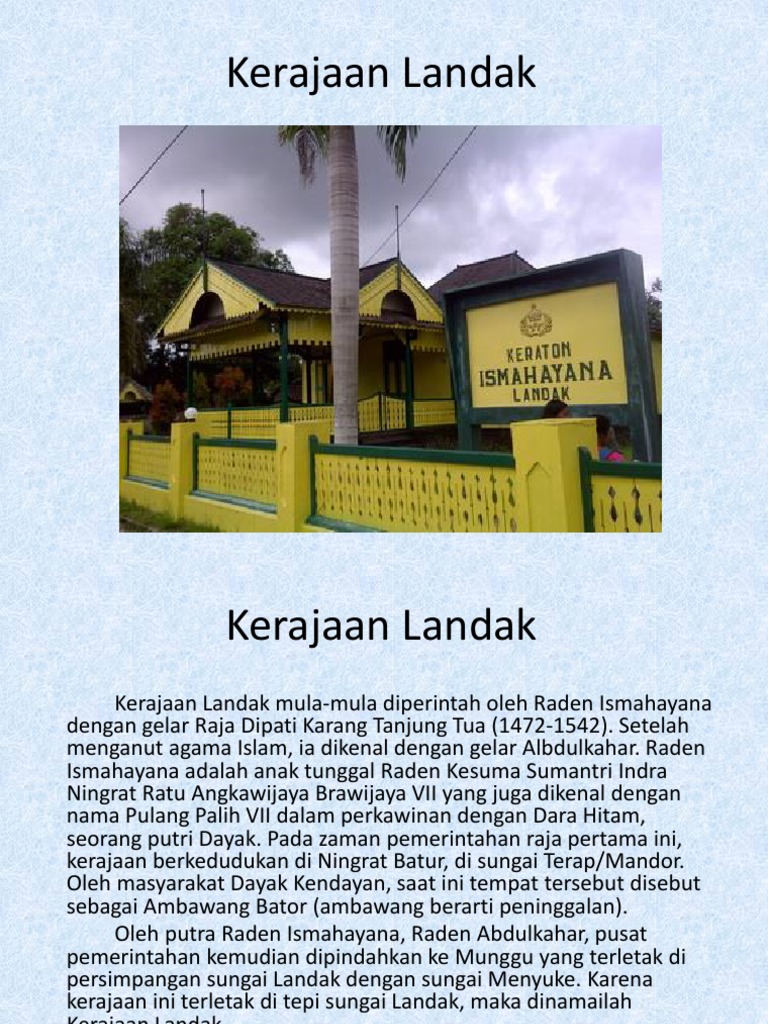 Kerajaan Landak | PDF