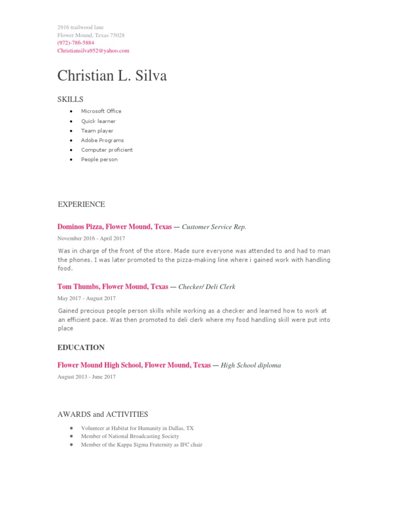 Resume Chris | PDF