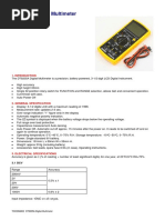 Digitech QM1529 Multimeter Manual | PDF