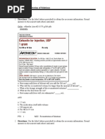 Fundamentals of Mathematics For Nursing | PDF | Litre | Pound (Mass)