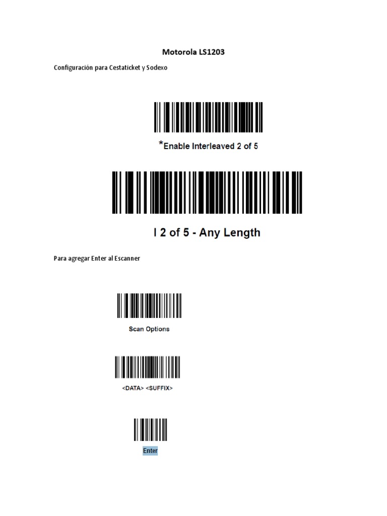 Motorola LS1203-Caja Principal | PDF