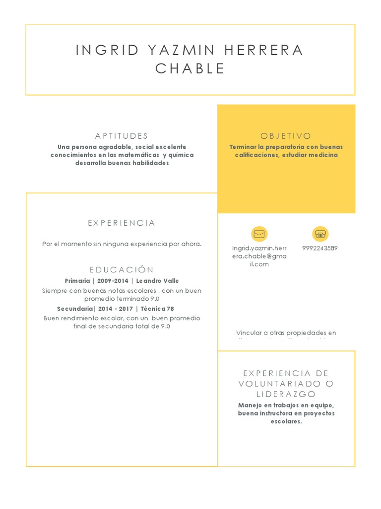 Curriculum Ingrid | PDF