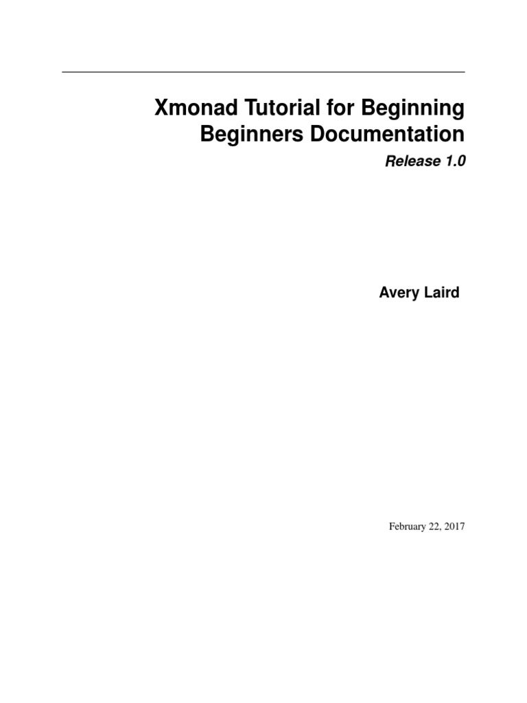 Xmonad Beginner's Setup Guide | PDF | System Software | Computing