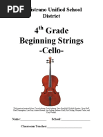 Cello Range and Clef Overview | PDF | Cello | Clef