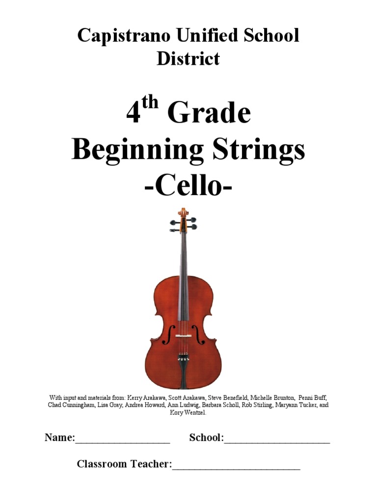 Complete Cello Book 2016 | PDF | Cello | String Instruments