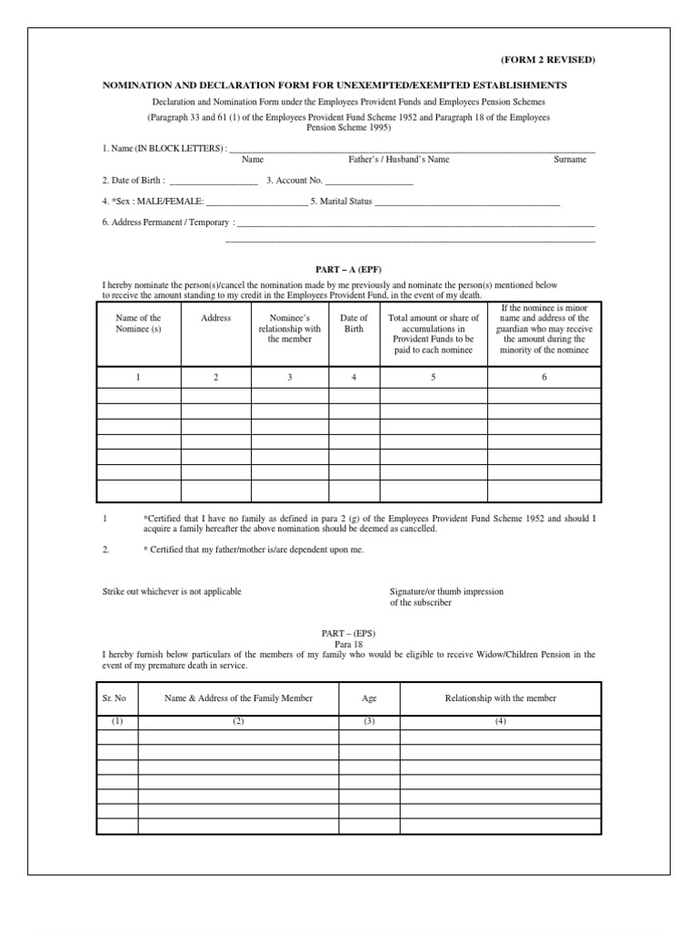ESI Form2 | PDF | Social Institutions | Social Science
