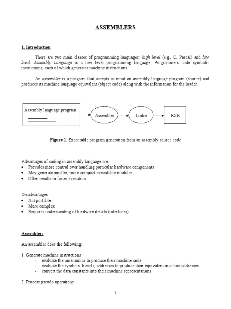 Assembler Details of Passes | PDF | Assembly Language | Computer ...