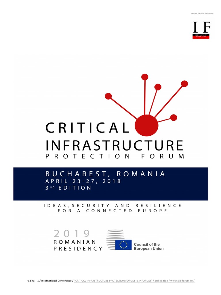 CIP Forum 2018: Building Resilience | PDF | Romania | European Union