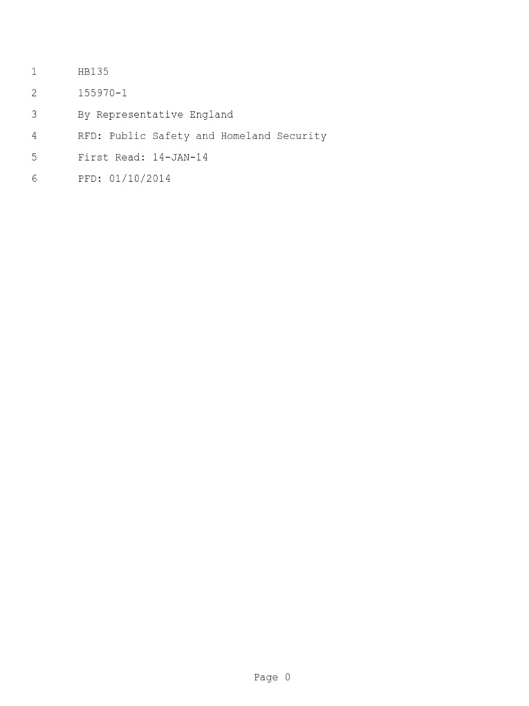 Alabama Bill on Arrest Photo Removal | PDF | Arrest | Bill (Law)
