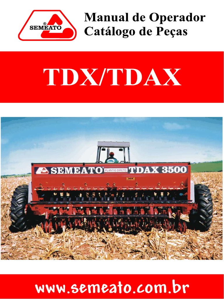 Manual - TDX Tdax | PDF | Tractor | Tire