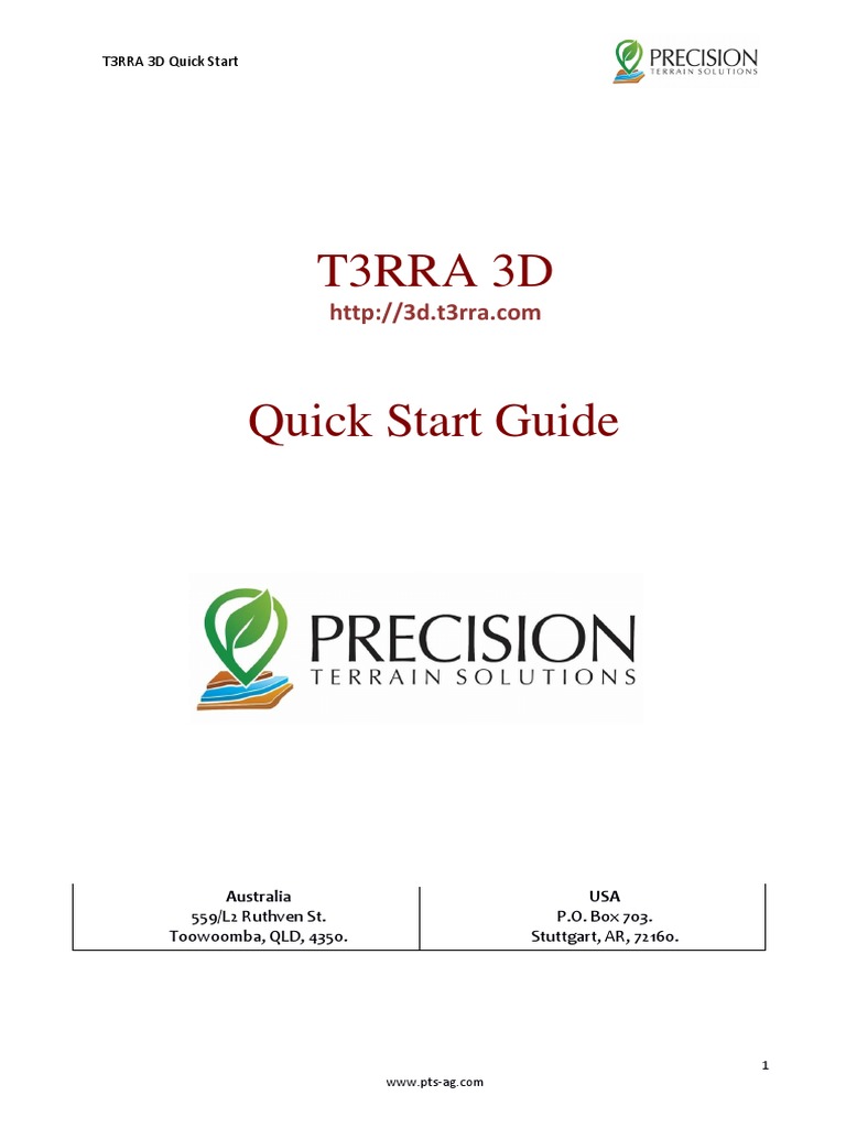 T3rra 3d Manual | PDF | Computer File | 3 D Computer Graphics