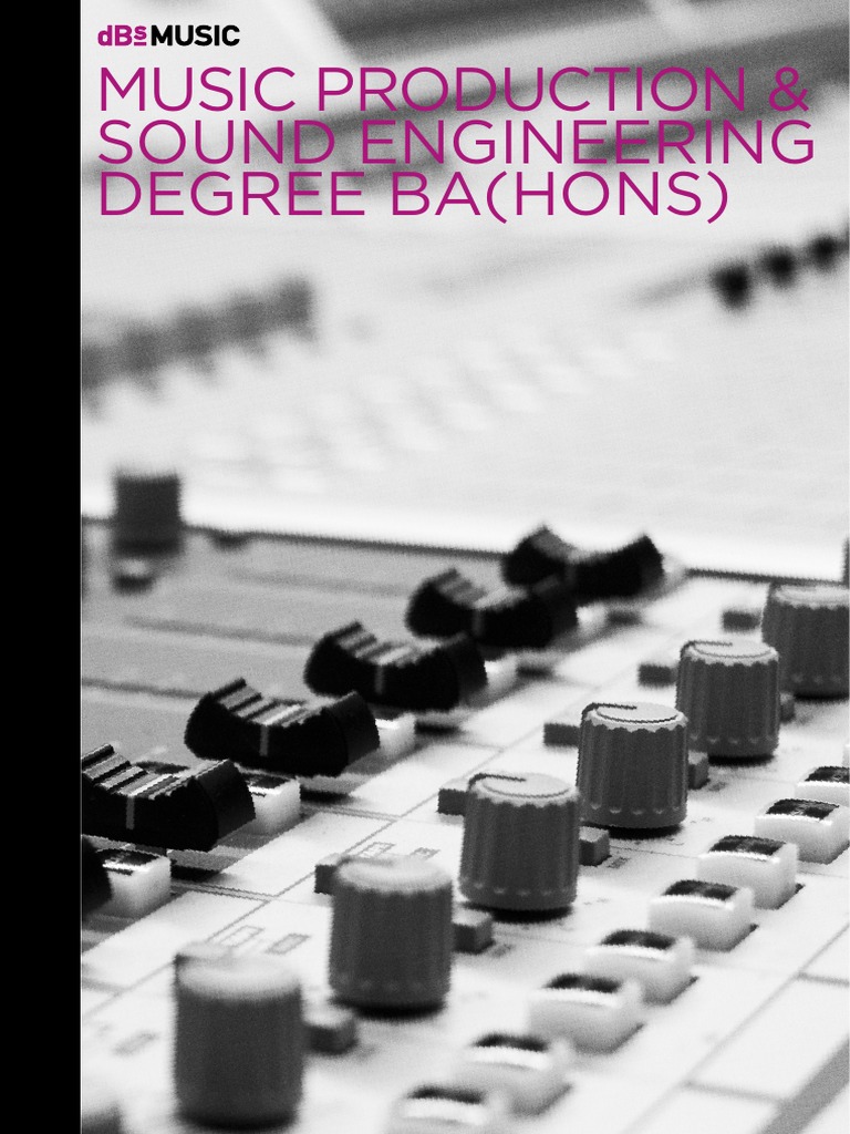 2017 Music Production Sound Engineering Degree | PDF | Creativity ...