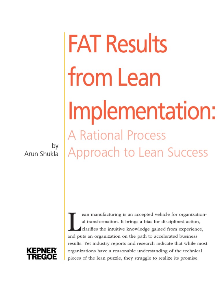 FAT Results PDF | PDF | Lean Manufacturing | Business Process