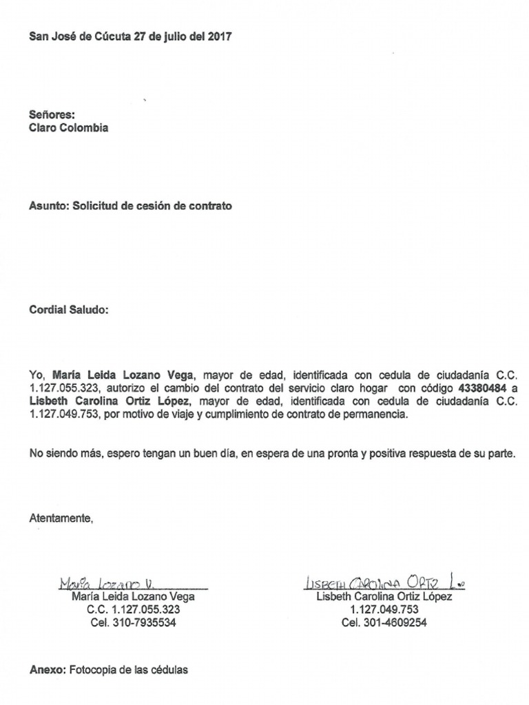 Contrato Claro | PDF