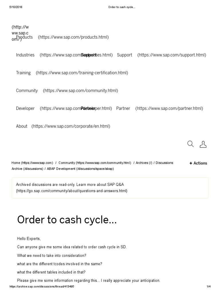 Order To Cash Cycle.. | PDF | Invoice | Business