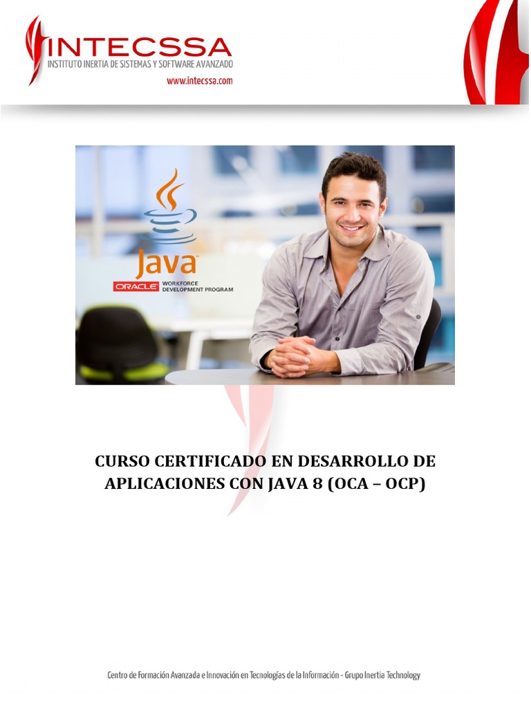 Curso Certificado en Java SE 8 Fundamentals | PDF | máquina virtual de ... Curso Certificado en Java SE 8 Fundamentals | PDF | máquina virtual de ...
