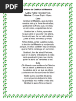 Letra Del Himno Al Colegio | PDF
