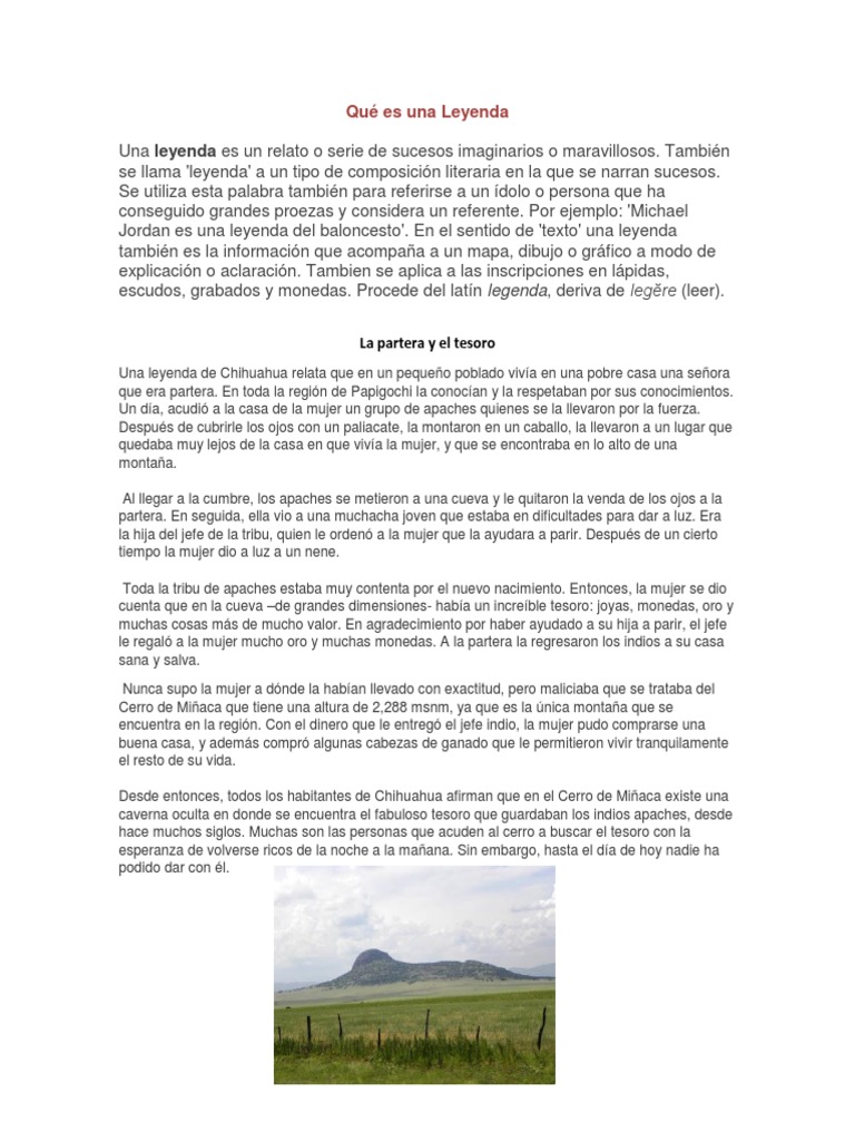 Qué Es Una Leyenda | PDF | apache